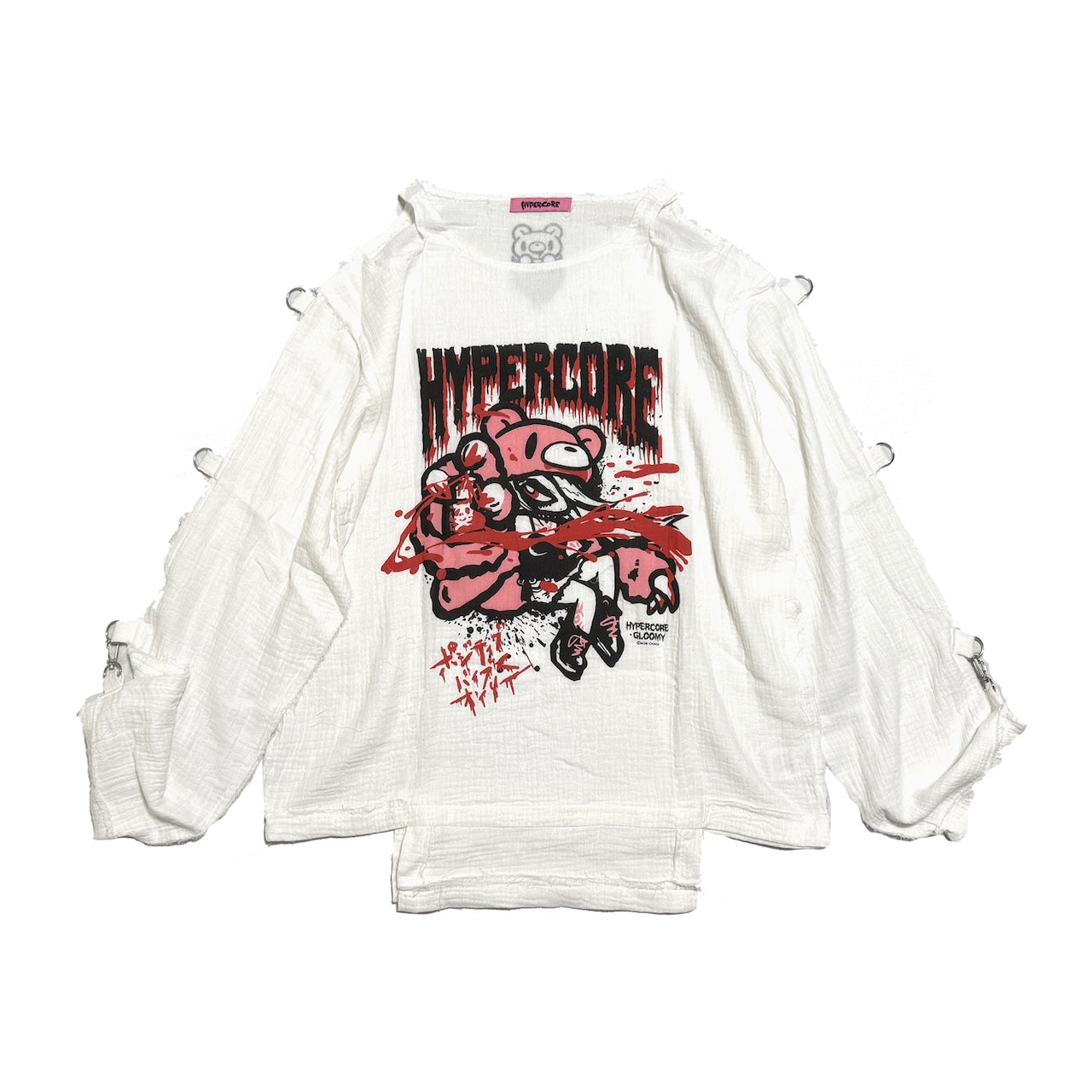 [HYPERCORE×GLOOMY] TAGGING GLOOMY SOUL Gauze Long Sleeve T-shirt – 公式 ...